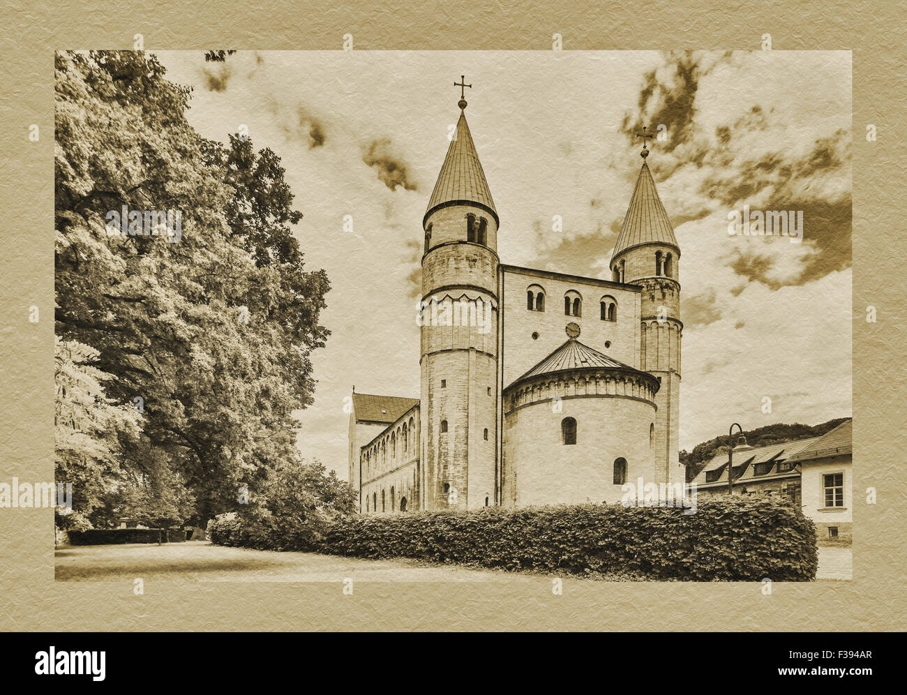 The collegiate church of St Cyriakus, Street of Romanesque, Gernrode ...