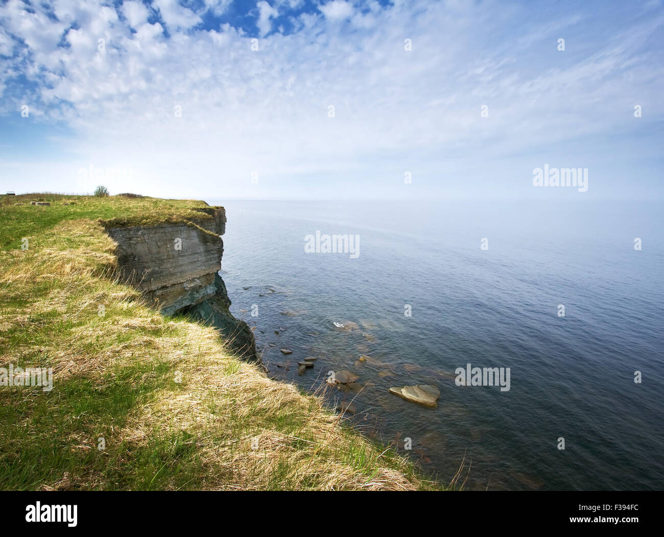 Cliff at sea Stock Photo - Alamy