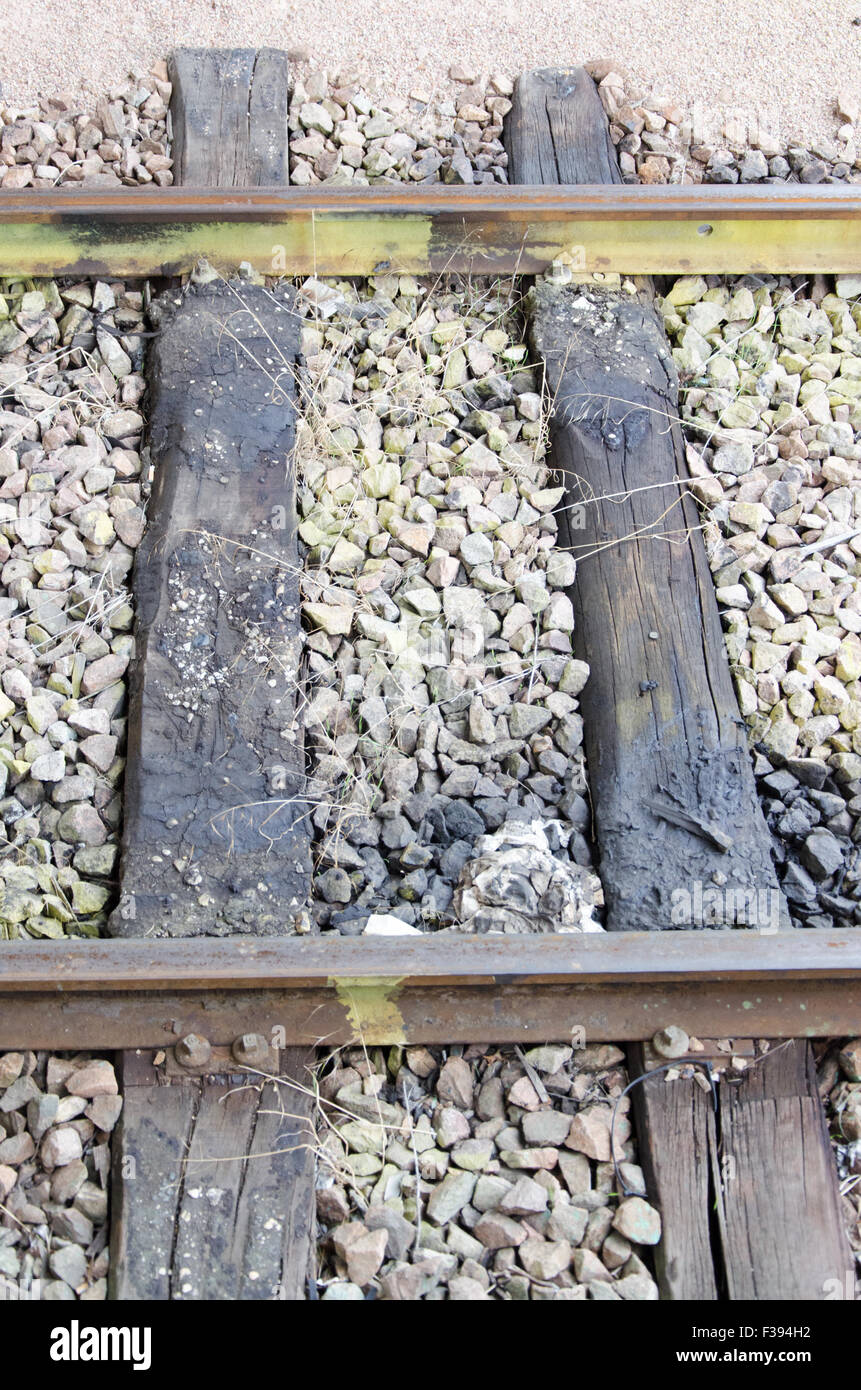 Abandoned railway railroad rail rails hi-res stock photography and ...