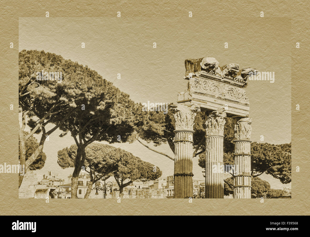 Gaius julius caesar temple hi-res stock photography and images - Alamy