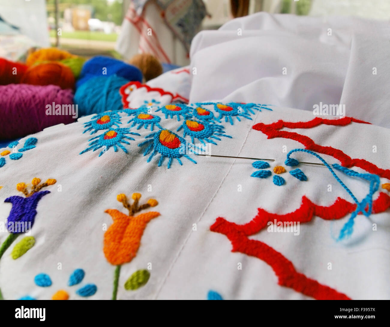 Photo of embroidery thread hi-res stock photography and images - Alamy