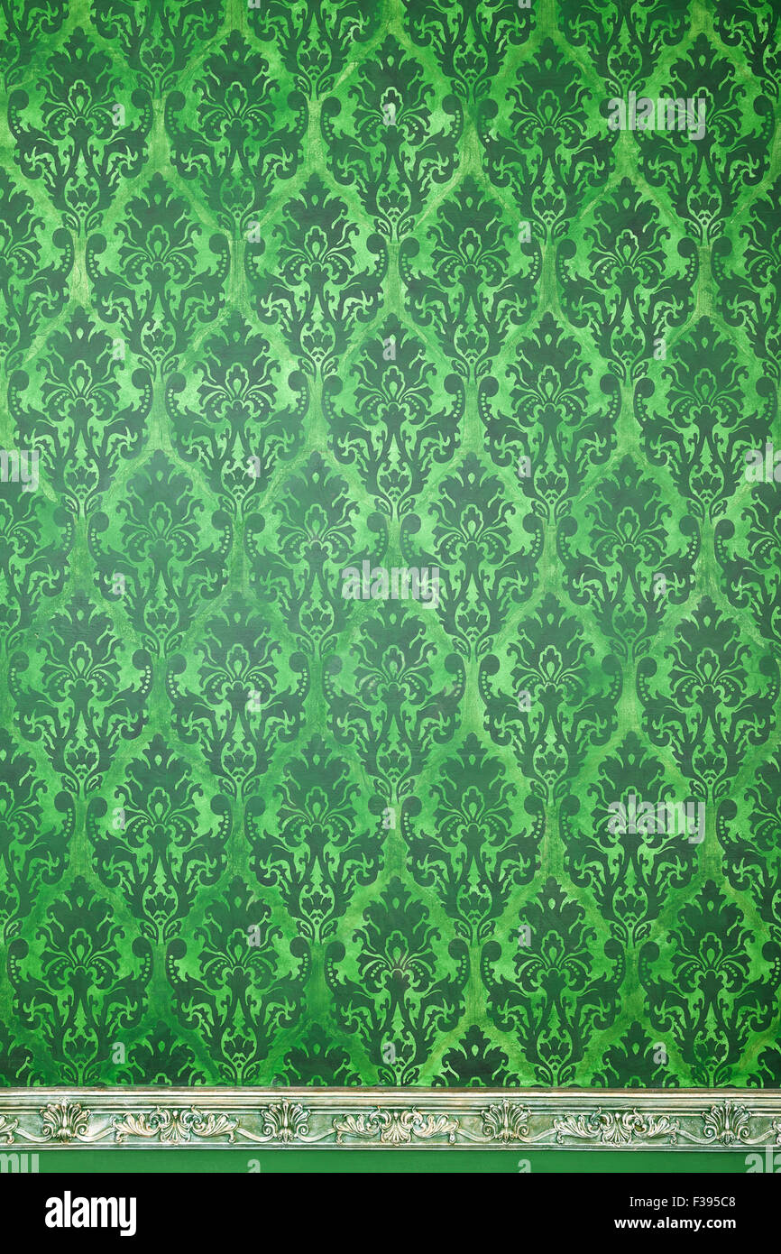 Green Vintage Wallpaper Background