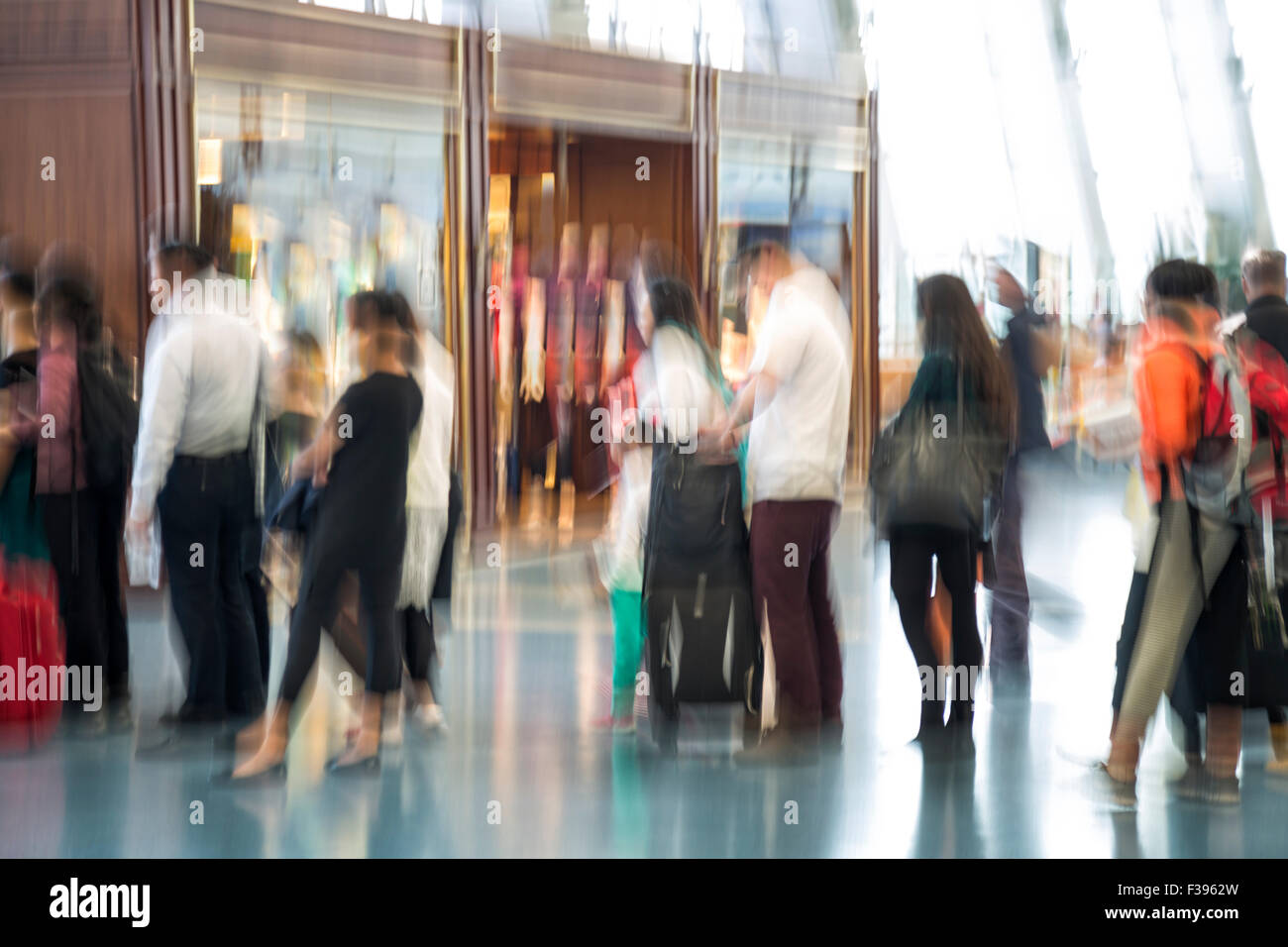 People in motion blur Stock Photo - Alamy