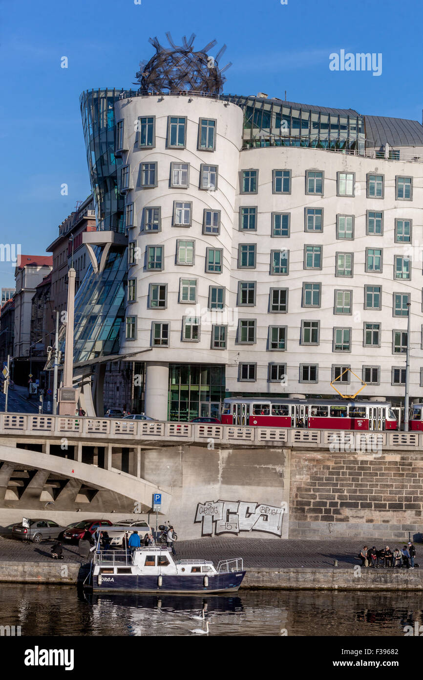 The Dancing House Prague designed by Frank Gehry, Prague, Czech ...