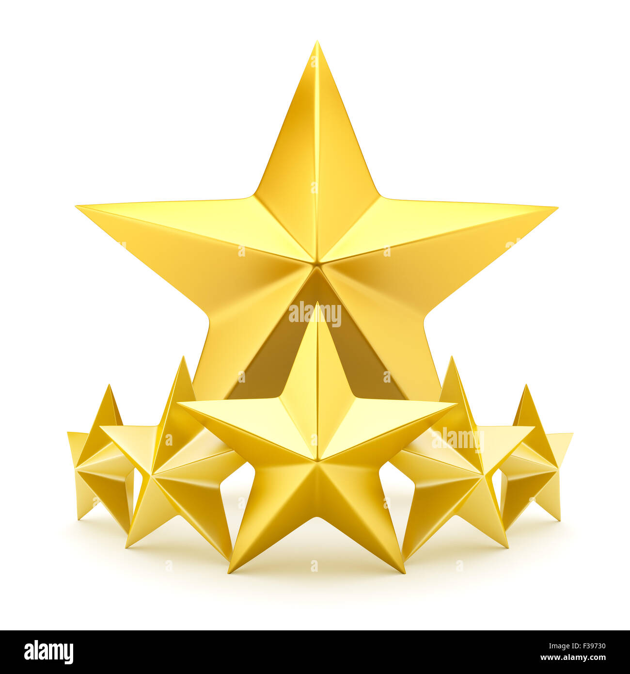 Shiny golden stars Stock Photo - Alamy