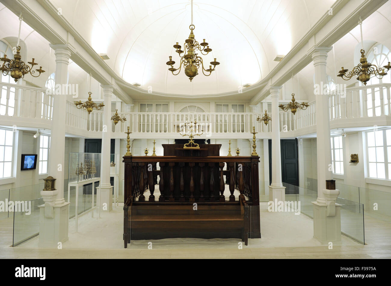 Israel Museum. Jerusalem. Room dedicated to Hebrew synagogues. View of ...