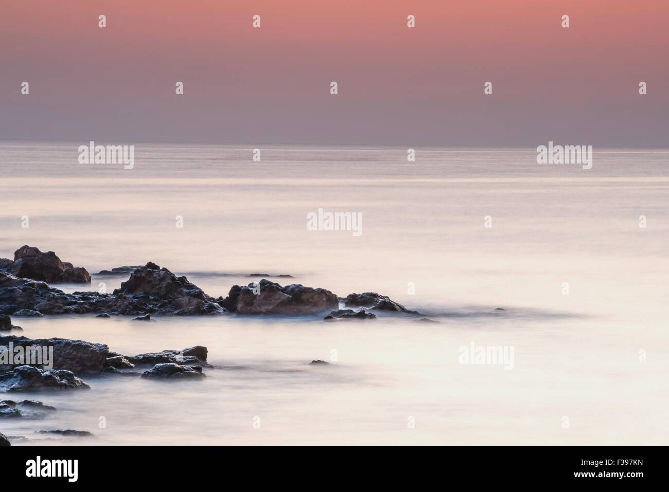 Dawn on the sea Stock Photo - Alamy