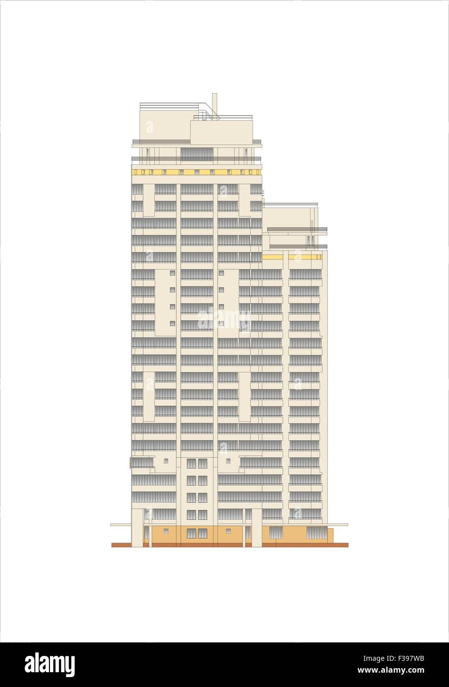 Houses, Buildings, Constructions, Installations. Illustrations of ...