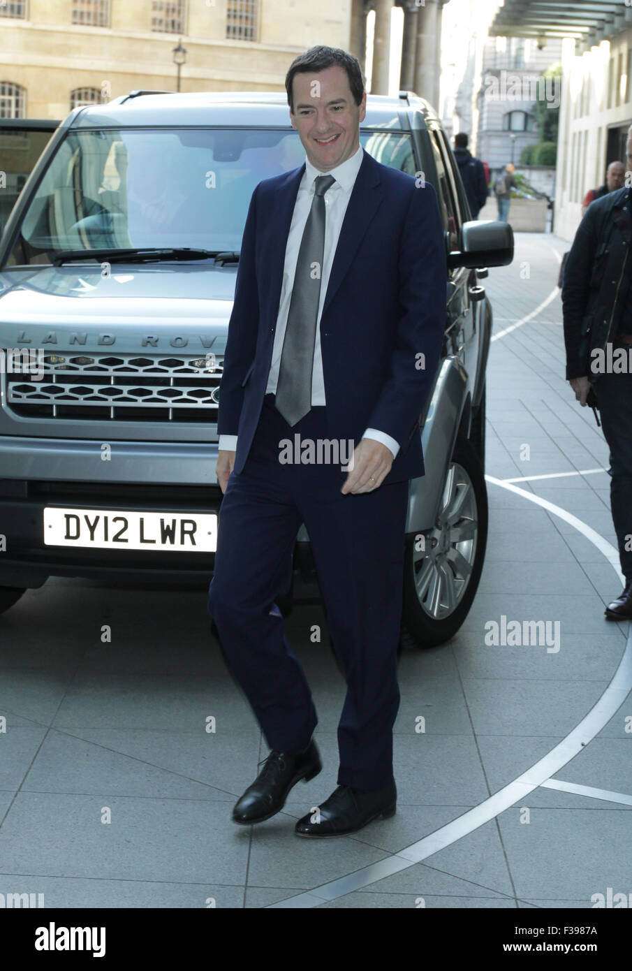 London, UK, 6th Sep 2015: Chancellor George Osborne seen at the BBC ...