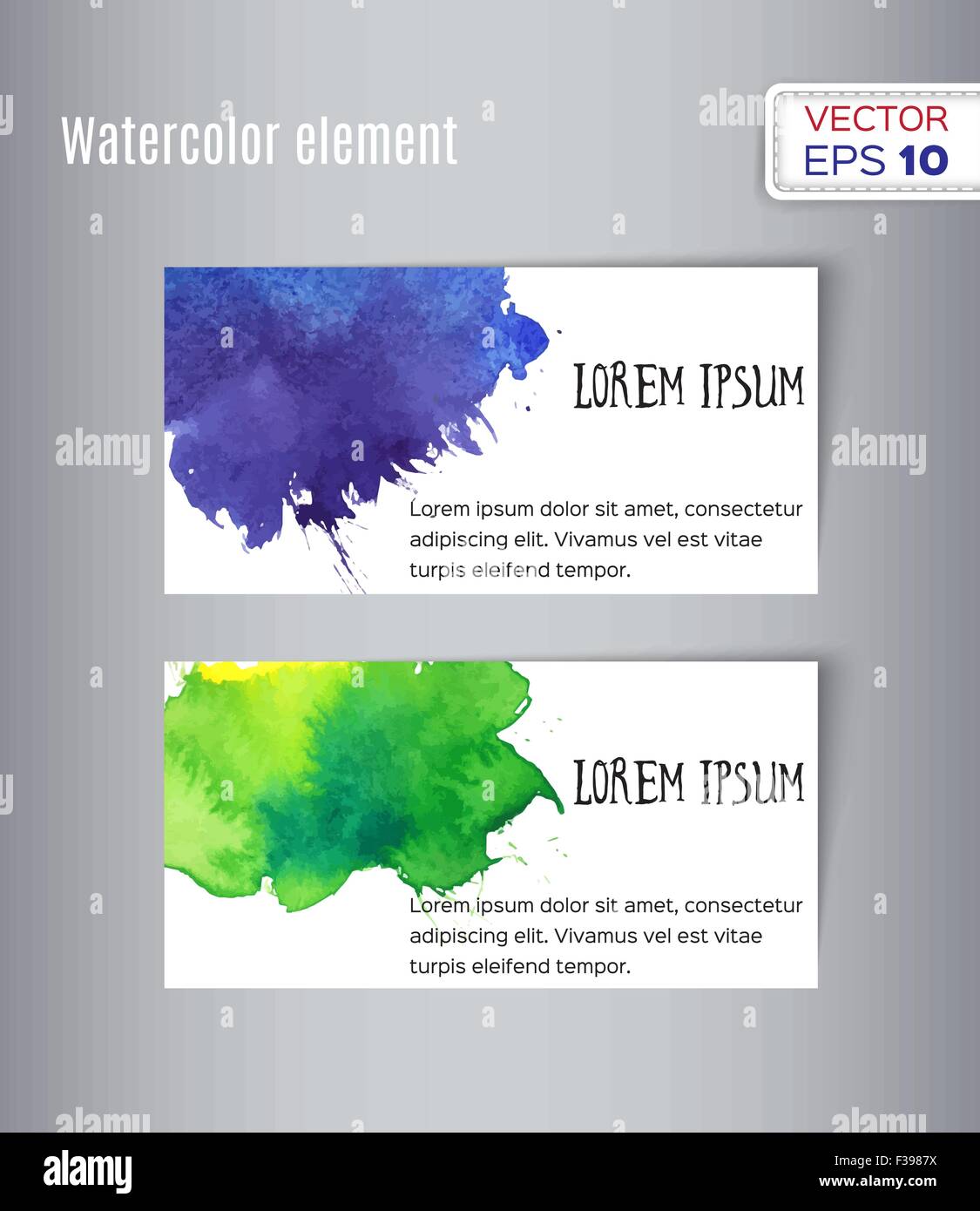Hand drawn watercolor card Stock Vector Image & Art - Alamy