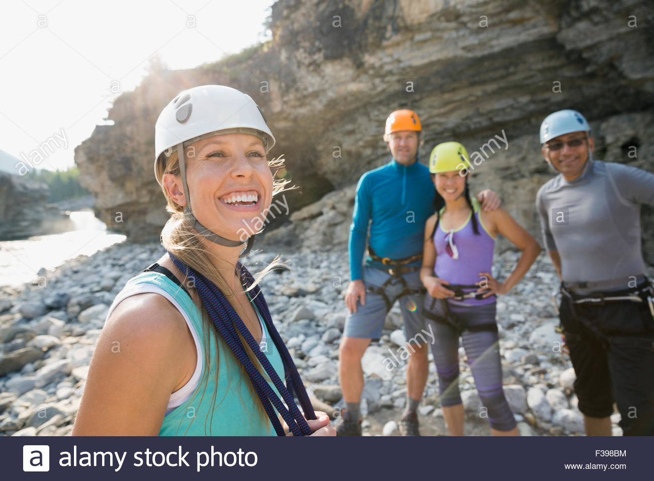 Rock climbing helmet hi-res stock photography and images - Alamy