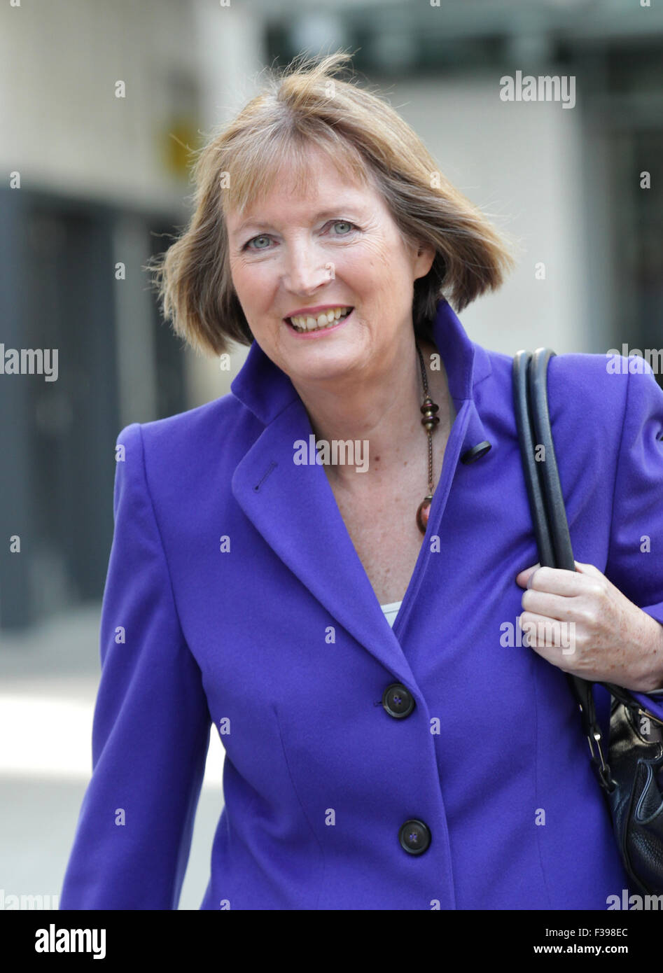 London, UK, 6th Sep 2015: Labour MP Harriet Harman seen at the BBC ...