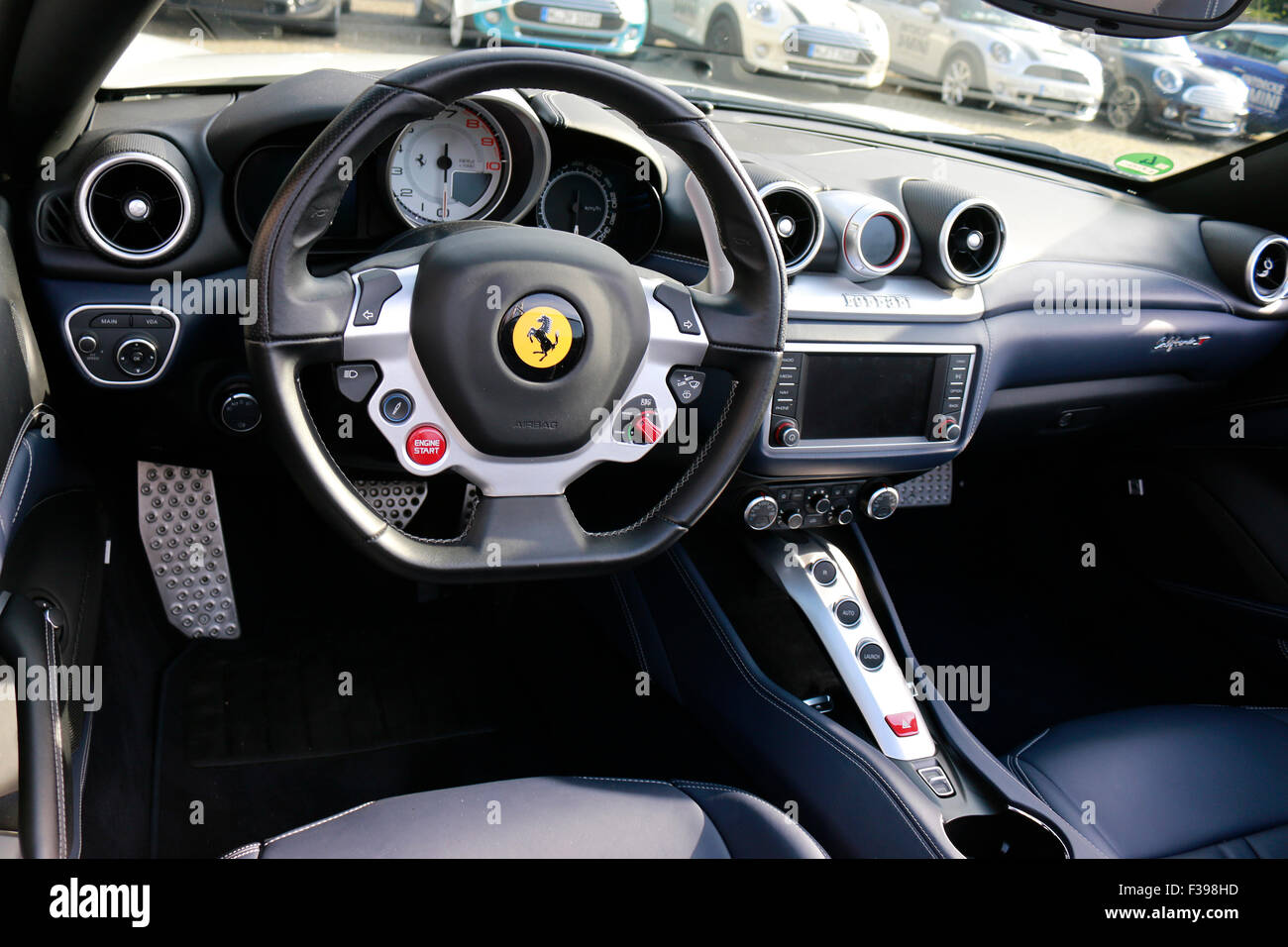 Steering wheel of ferrari hi-res stock photography and images - Alamy