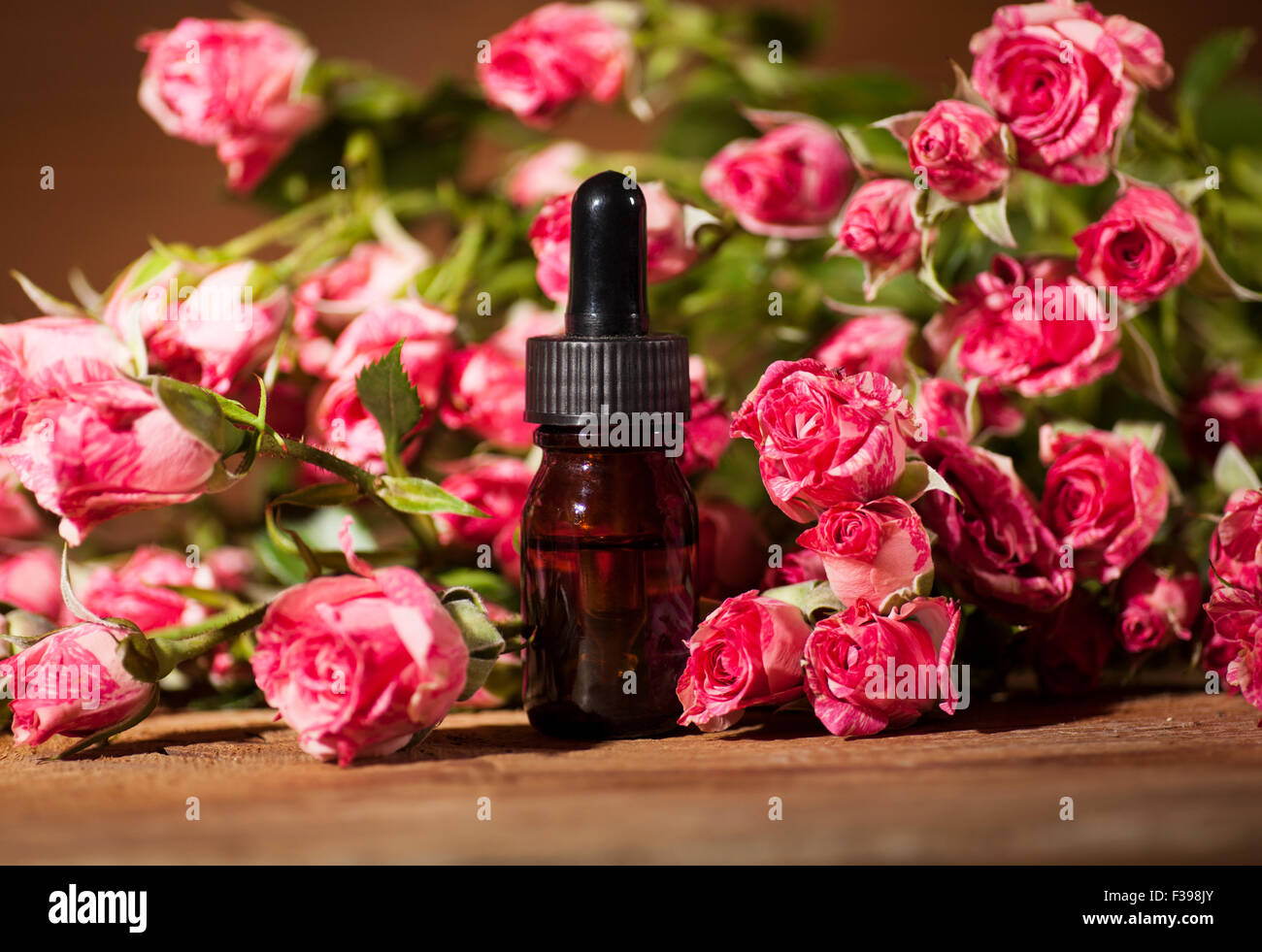 Rose Essential Oil Stock Photo - Alamy