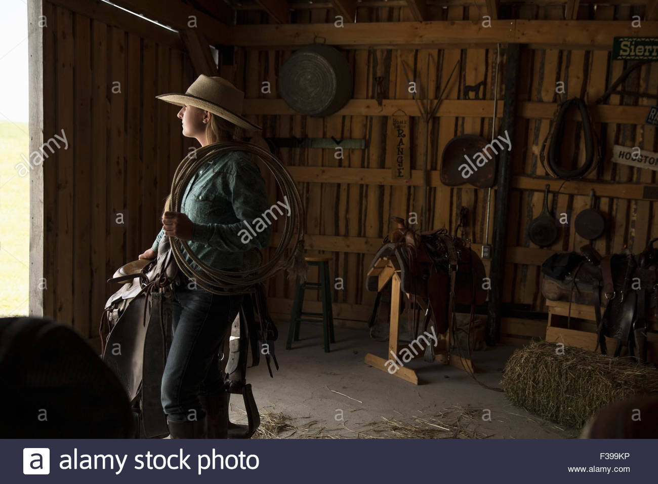 Pensive cowboy hi-res stock photography and images - Alamy