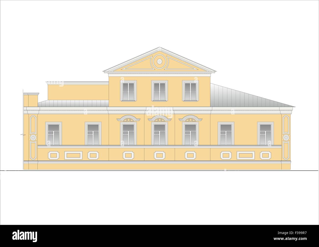 Houses, Buildings, Constructions, Installations. Illustrations of ...