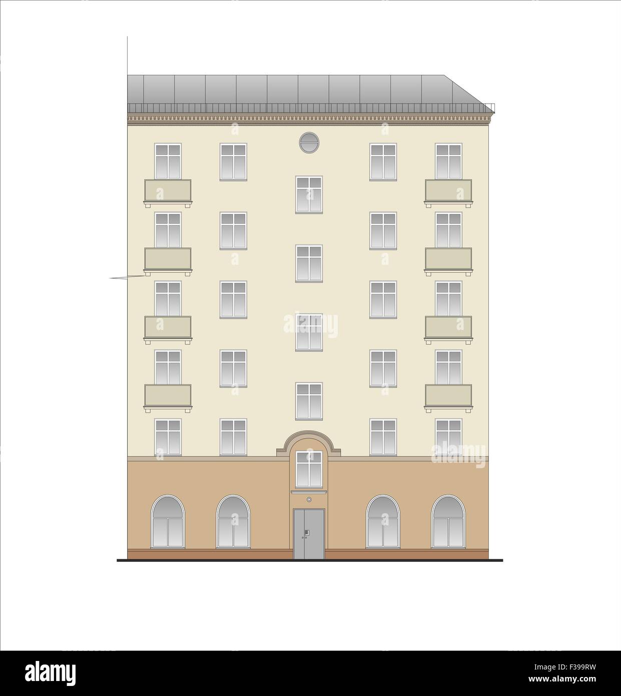 Houses, Buildings, Constructions, Installations. Illustrations of ...