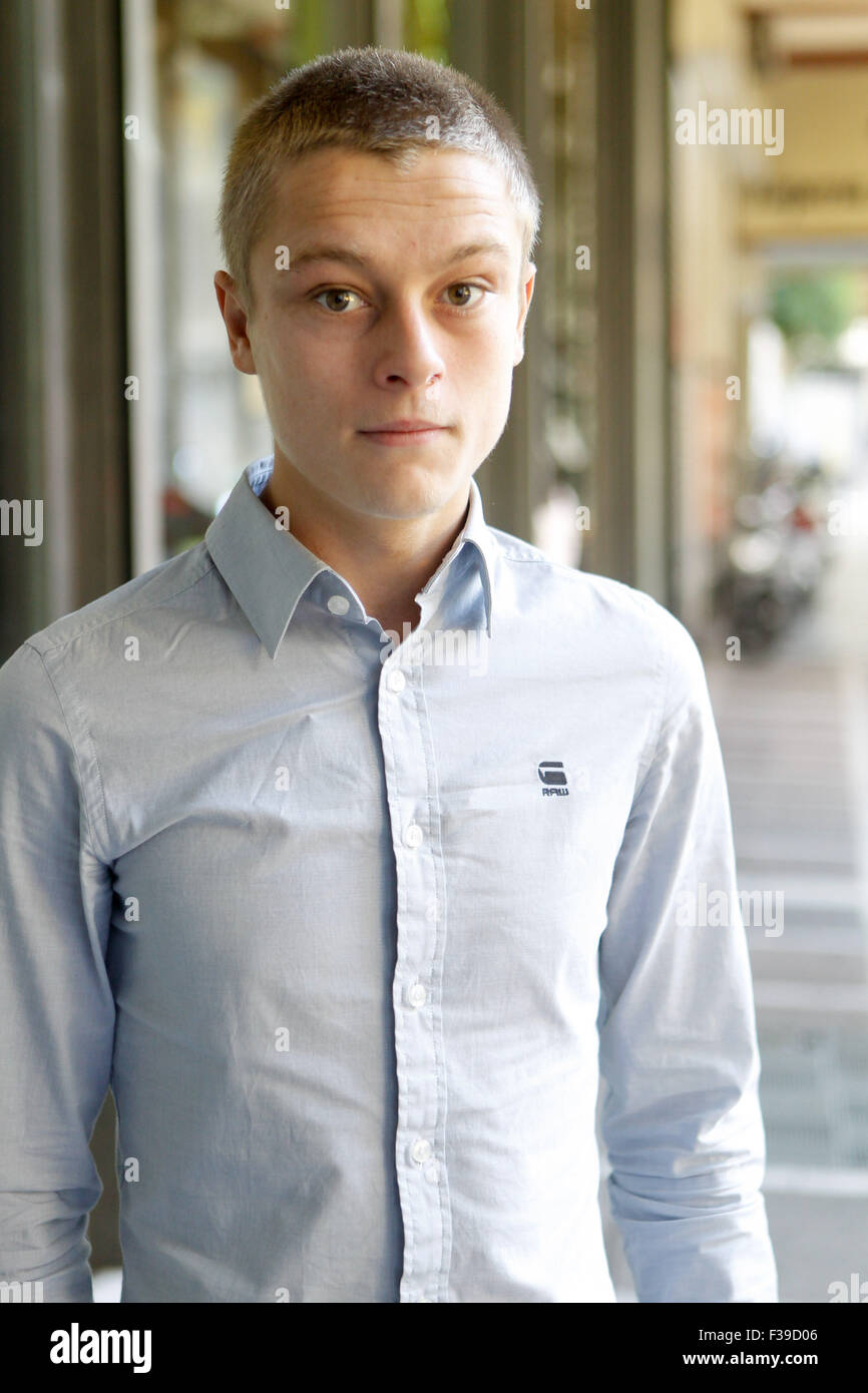 Athens, GREECE. 2nd Oct, 2015. French actor ROD PARADOT visits Athens ...