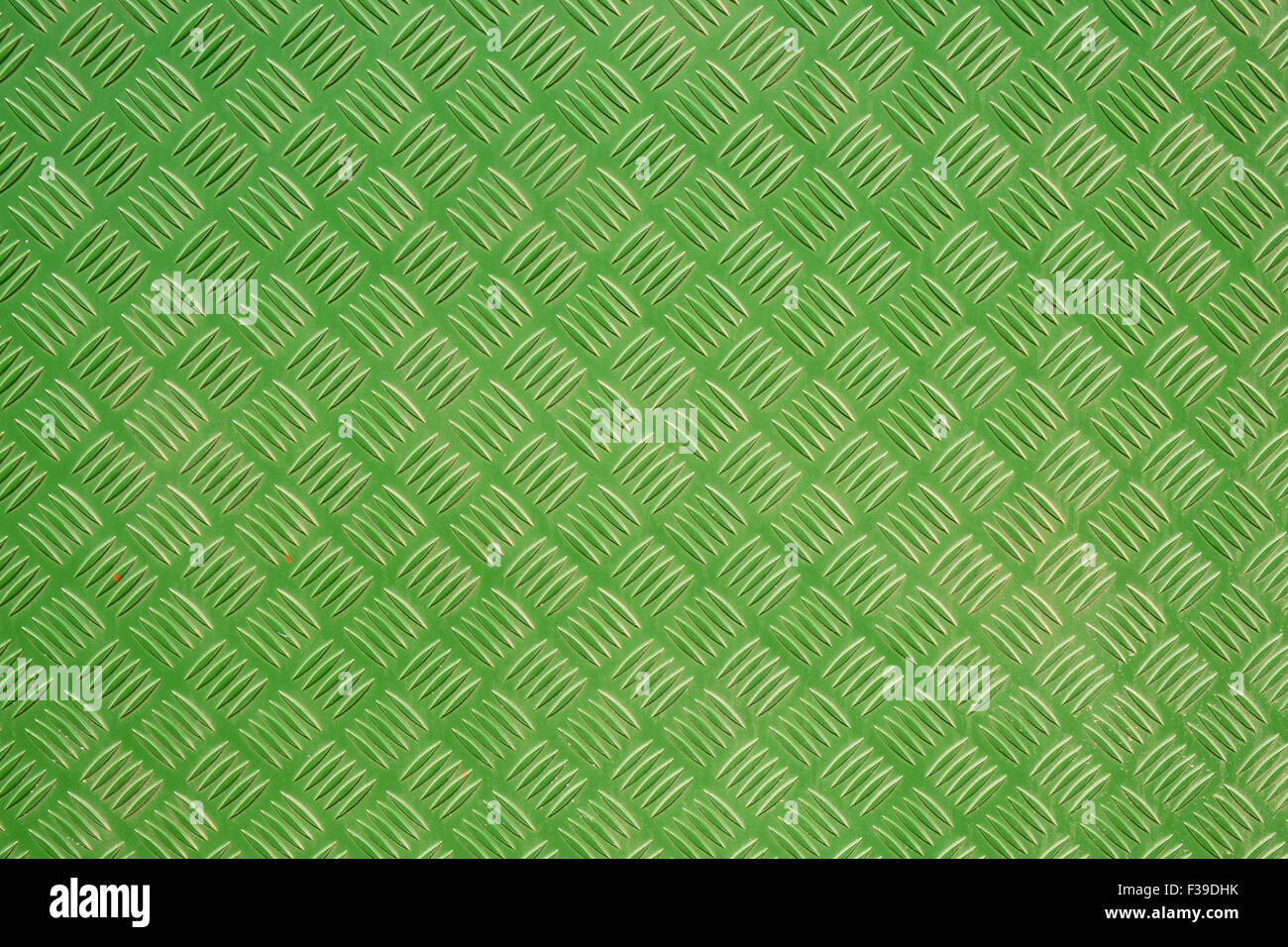 Green metal sheet with a treadcheckered pattern Stock Photo - Alamy