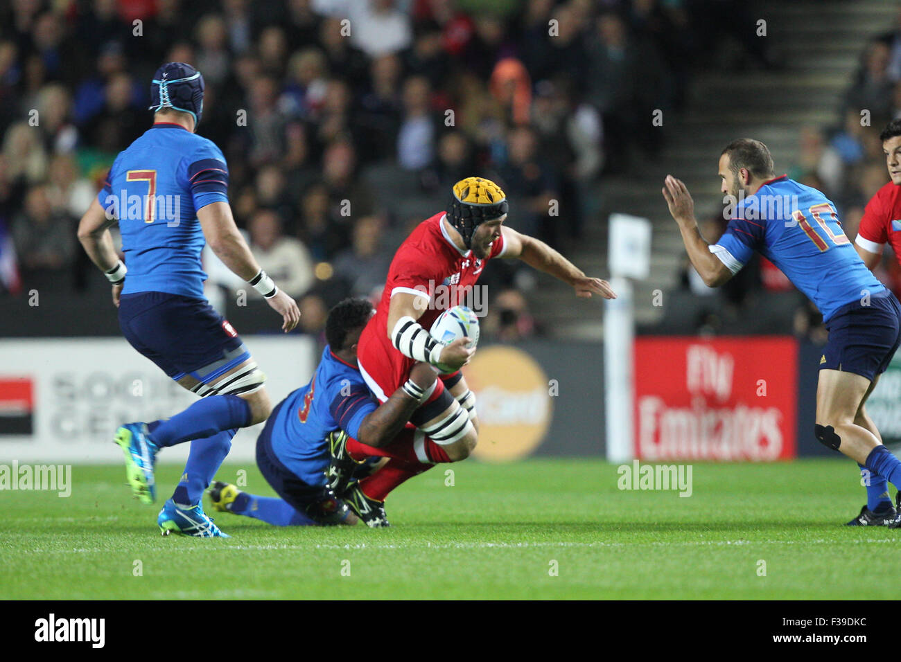 Milton Keynes, UK. 01st Oct, 2015. Rugby World Cup. France versus ...