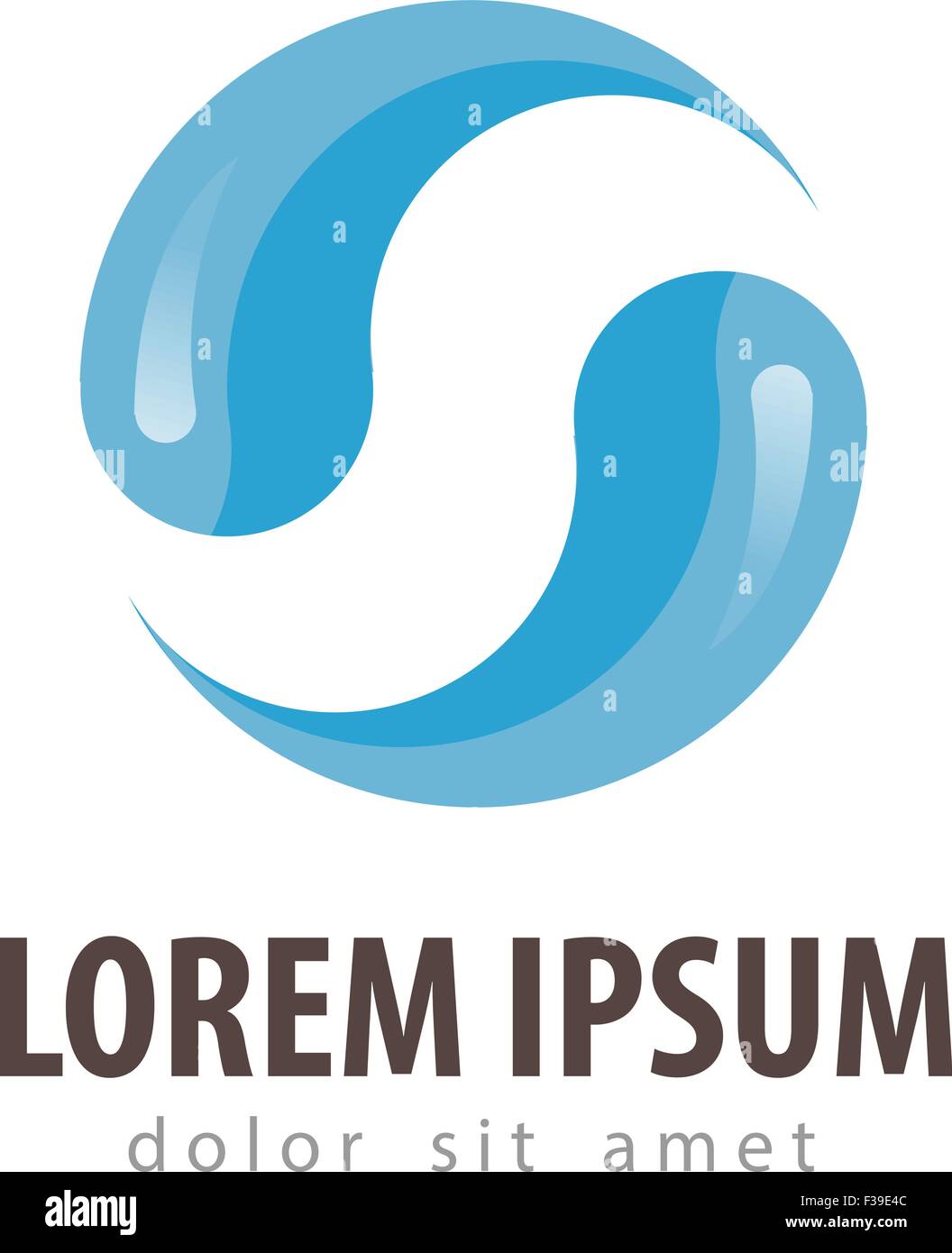 water vector logo design template. drink or drop icon Stock Vector ...