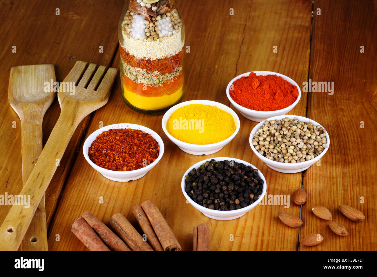 mixed of spices Stock Photo - Alamy