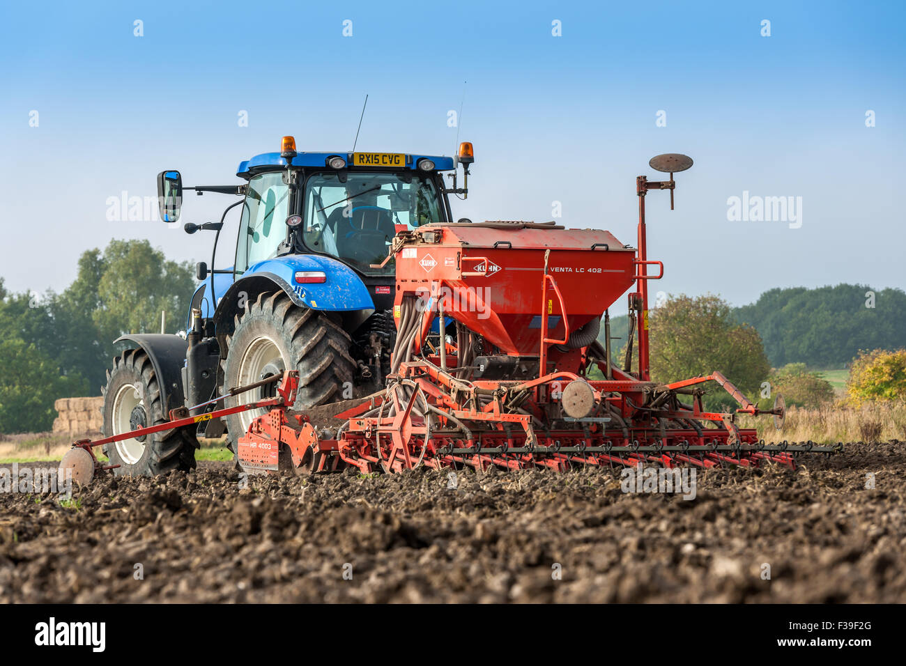 Tractor at Work Stock Photo - Alamy