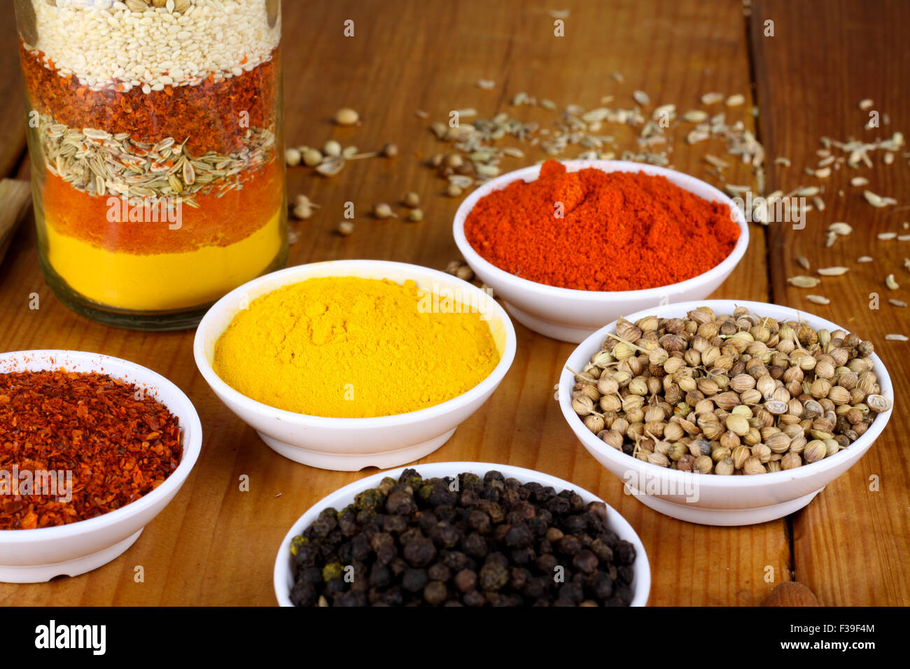 mixed of spices Stock Photo - Alamy