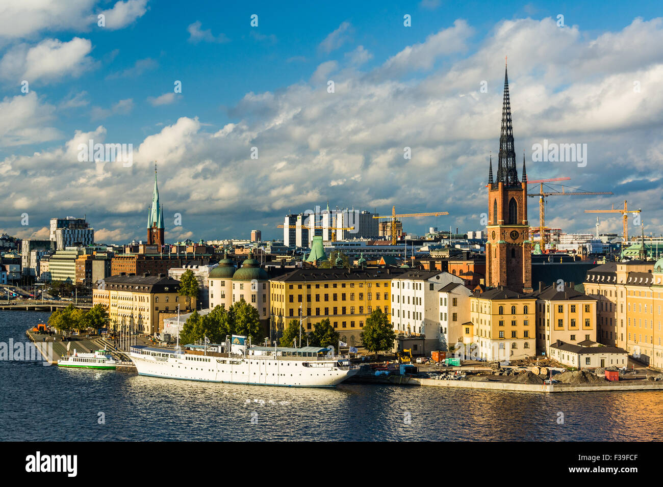 View of Galma Stan, from Skinnarbacken, in Södermalm, Stockholm, Sweden ...