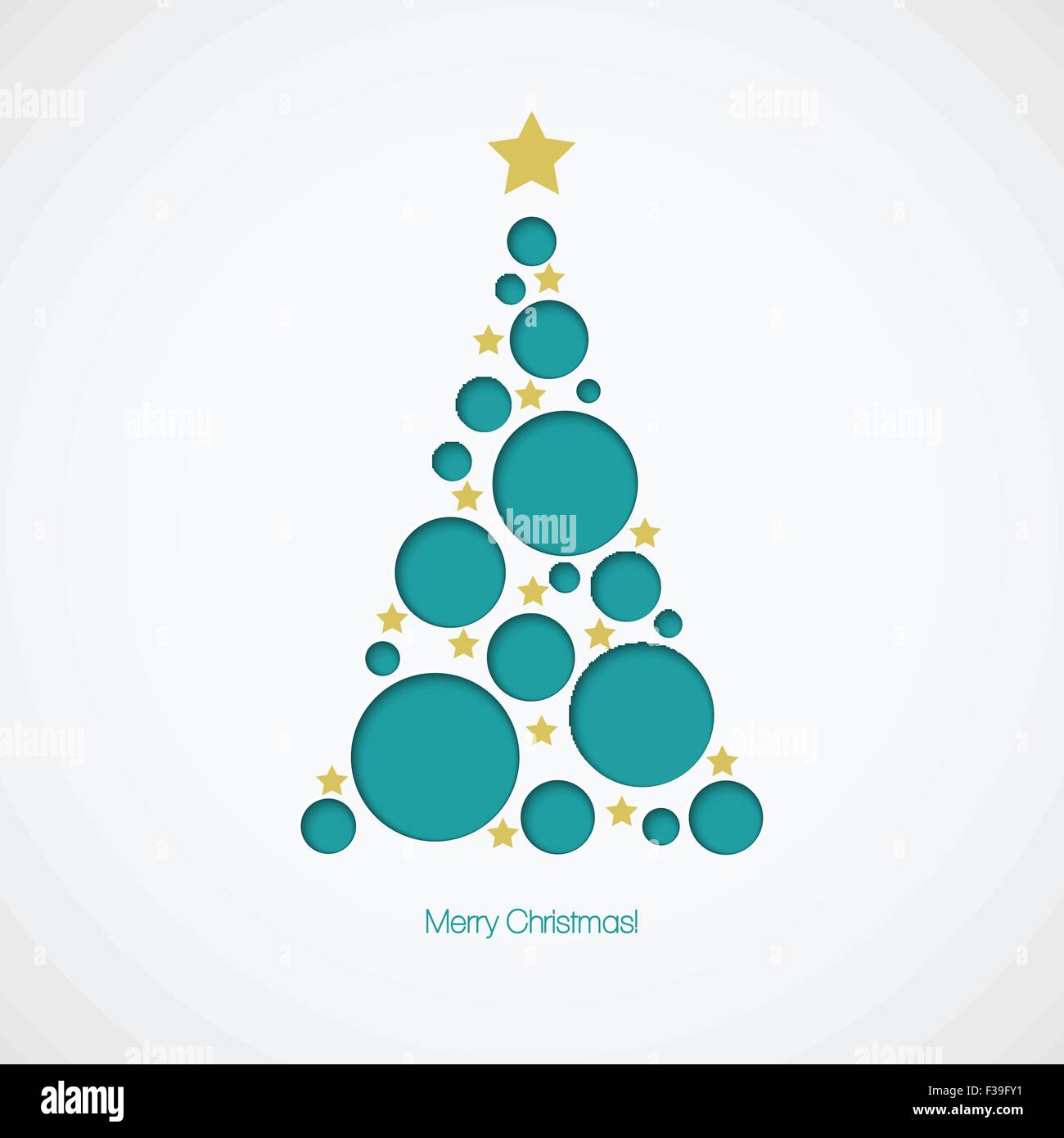 Christmas tree abstract scroll shape Stock Vector Images - Alamy