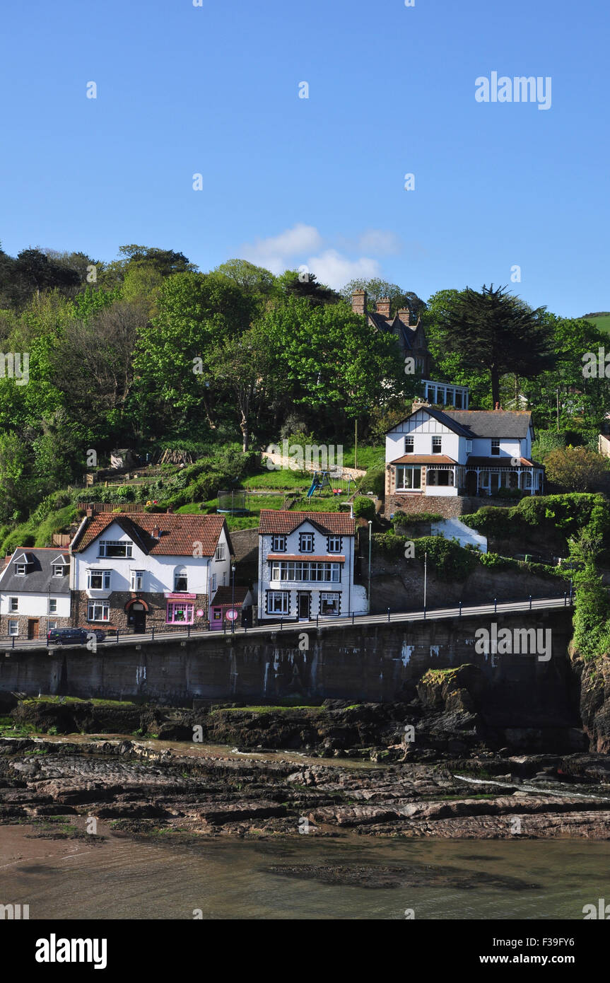 A view of Combe Martin Exmoor Devon UK Stock Photo - Alamy