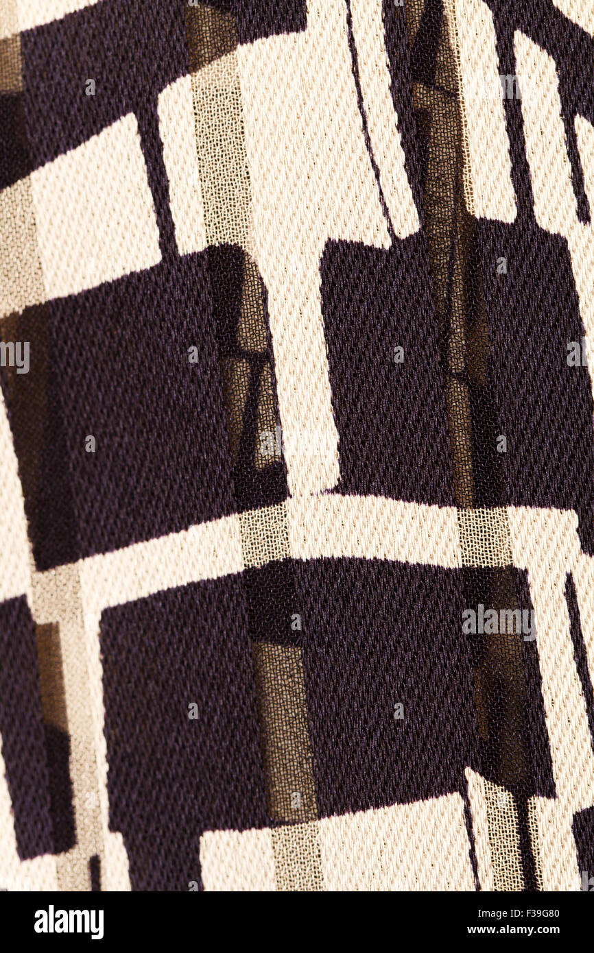 Black and white fabric texture Stock Photo - Alamy