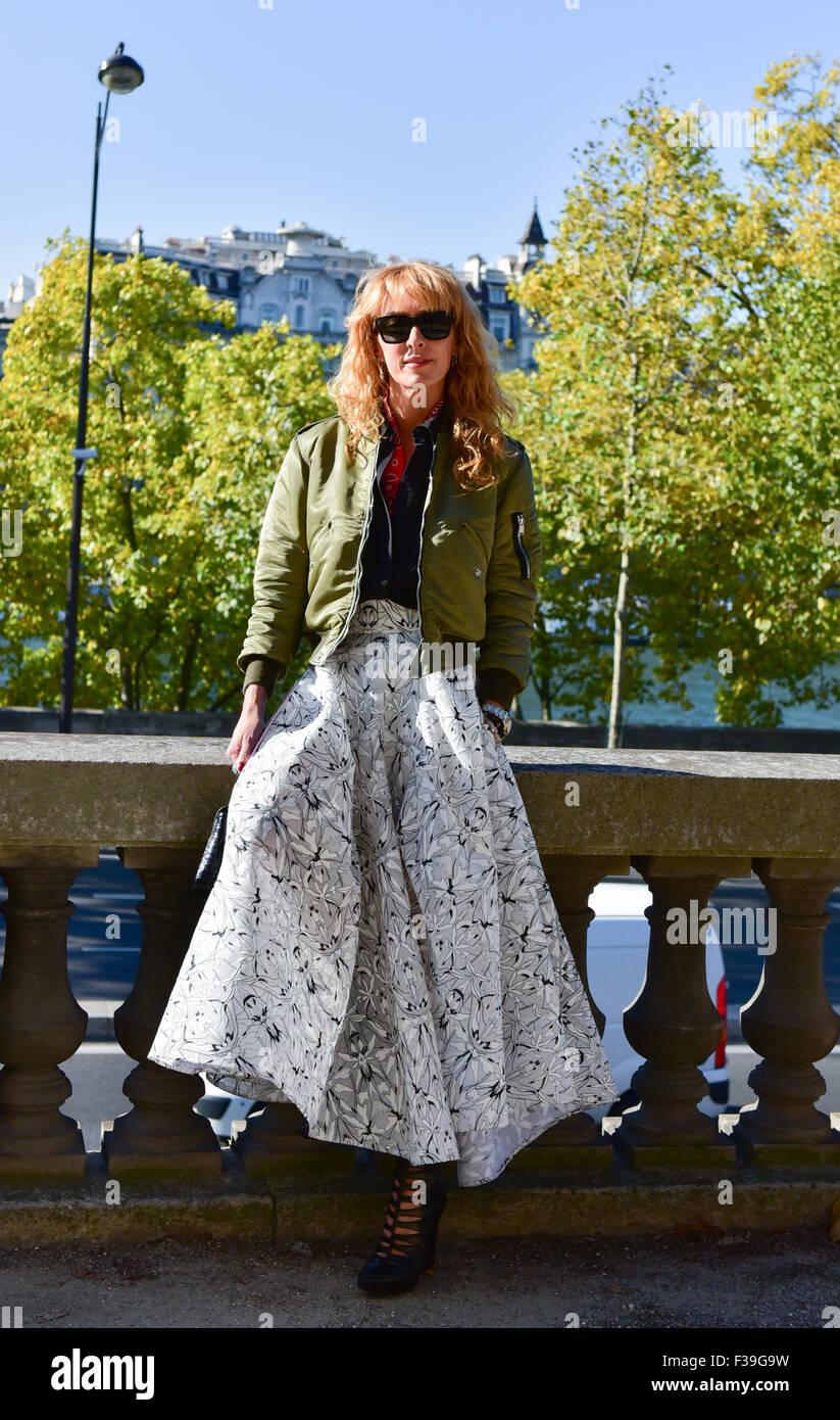 Elina Halimi, Art Director of Kabuki, posing outside of the Chloe ...