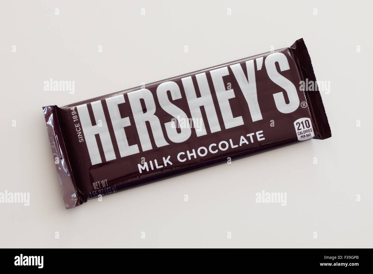 A Hershey's milk chocolate bar Stock Photo - Alamy