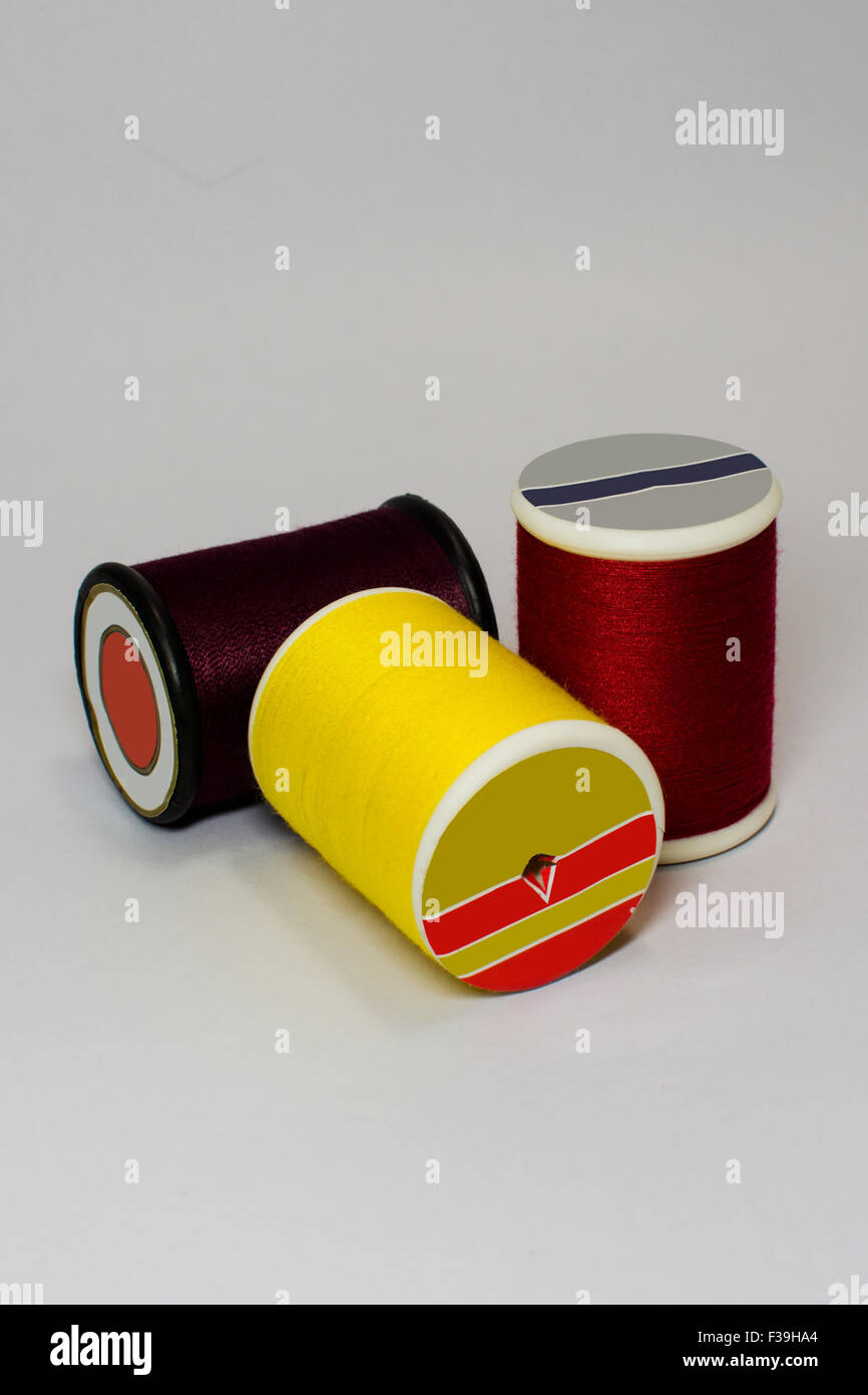 Silk bobbins hi-res stock photography and images - Alamy