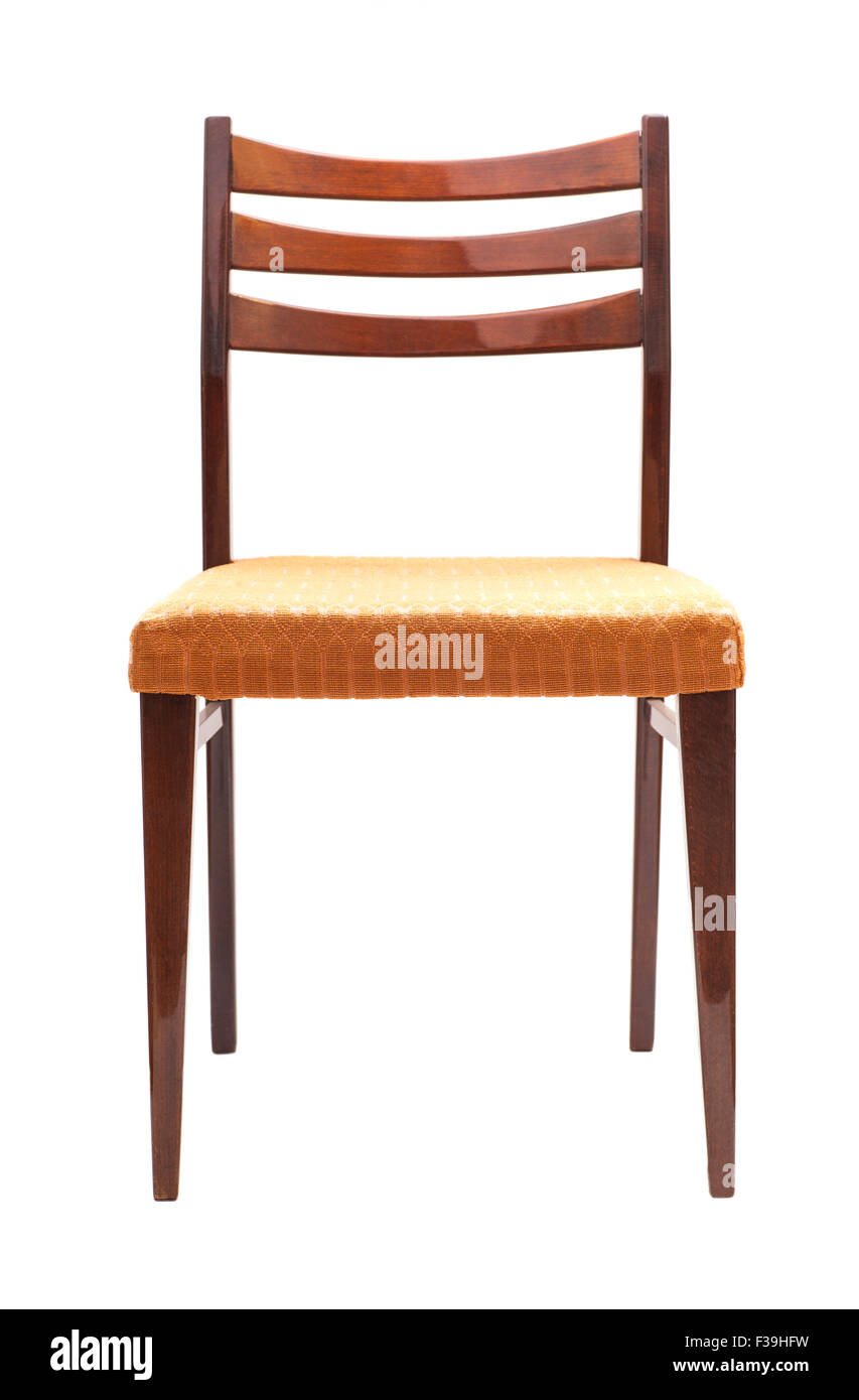 Wooden chair. Isolated Stock Photo - Alamy