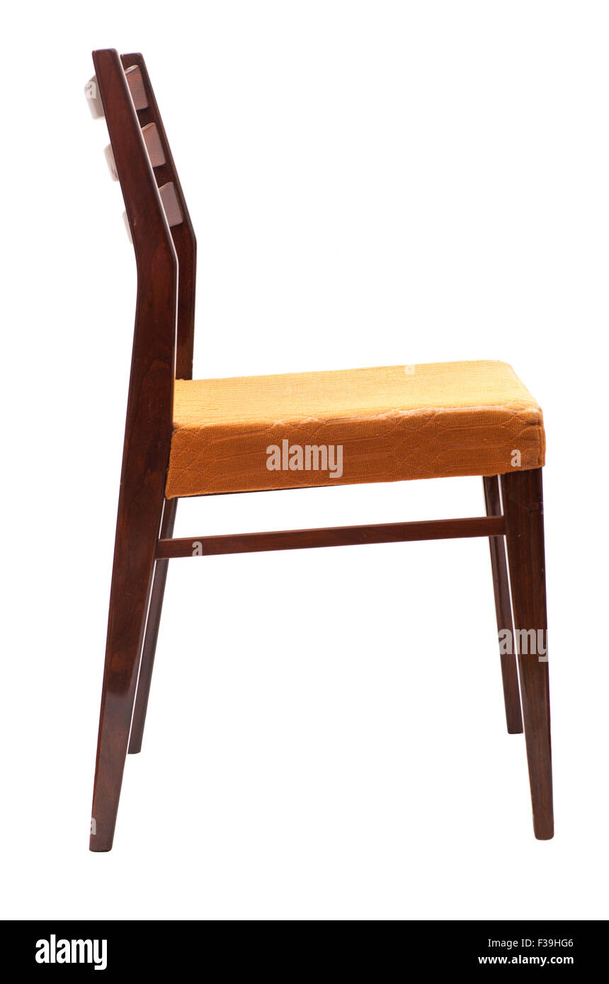 Wooden chair. Isolated Stock Photo - Alamy