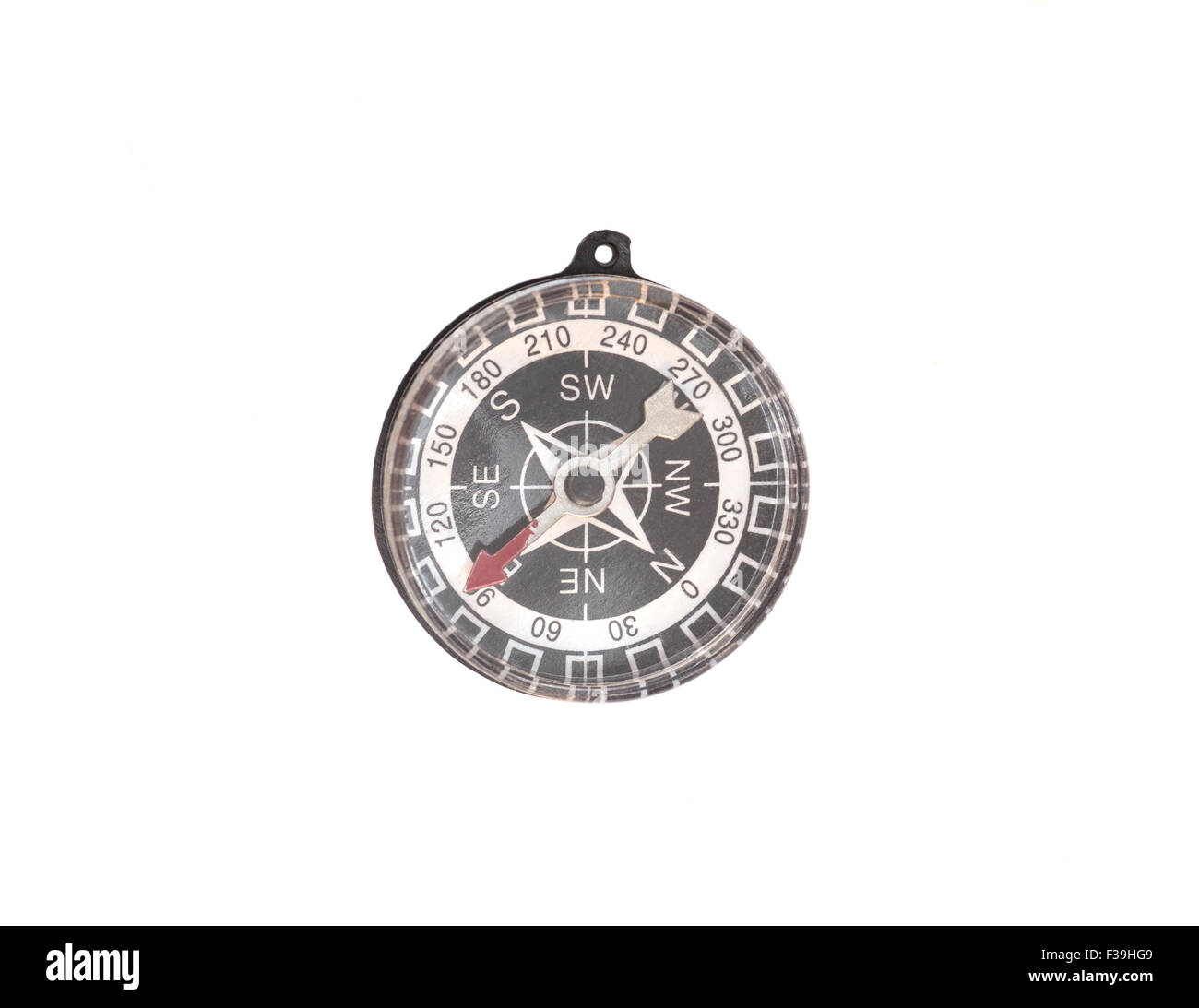 Compass isolated on white background Stock Photo - Alamy