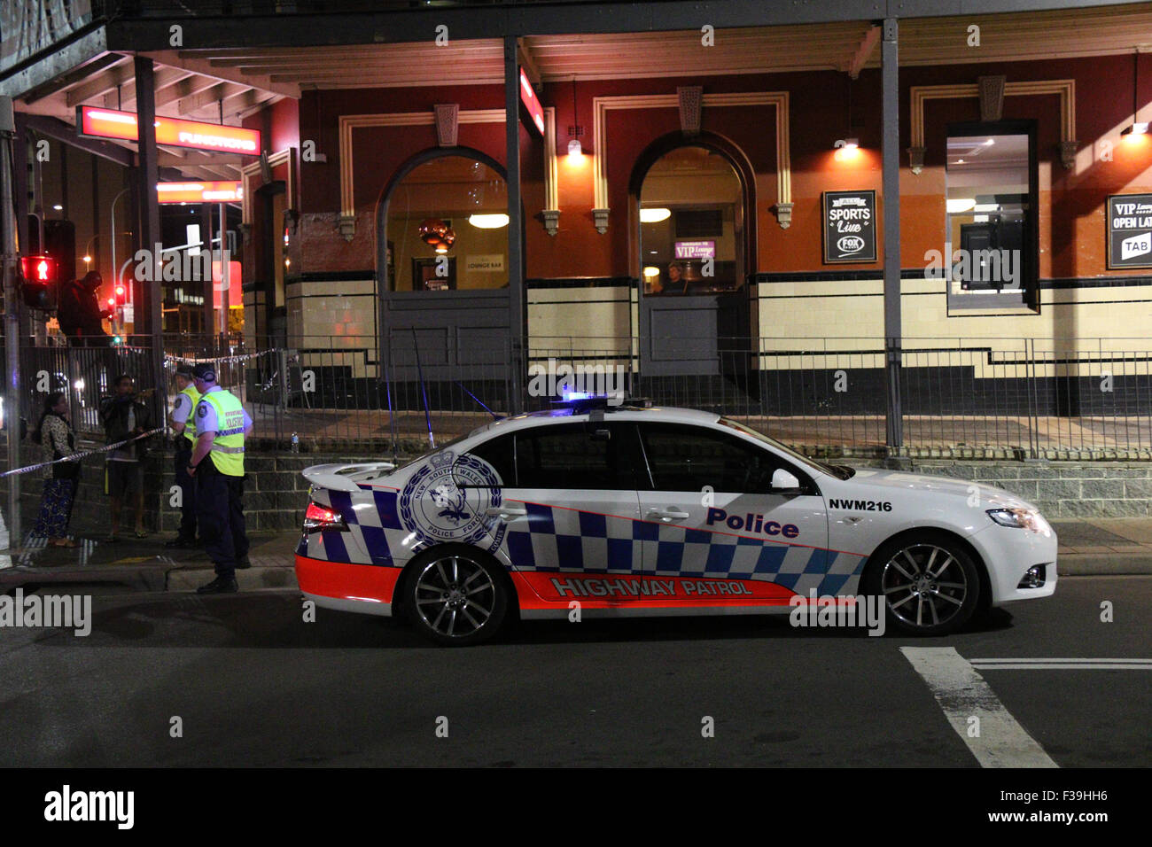 Parramatta, Sydney, Australia. 2 October 2015. Police cordon off the ...