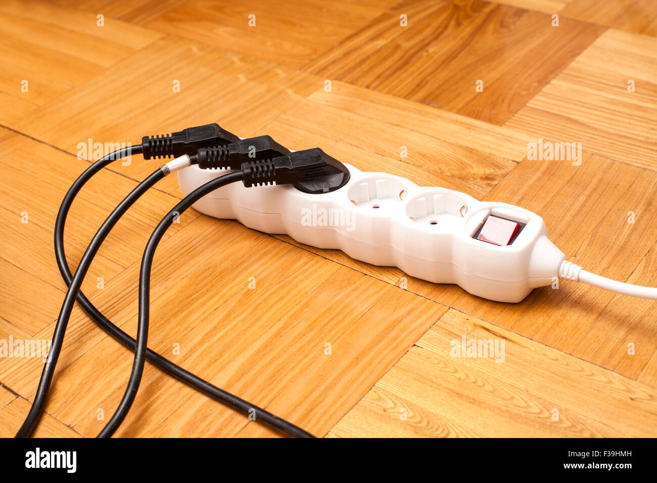 Electric extension plugs hi-res stock photography and images - Alamy