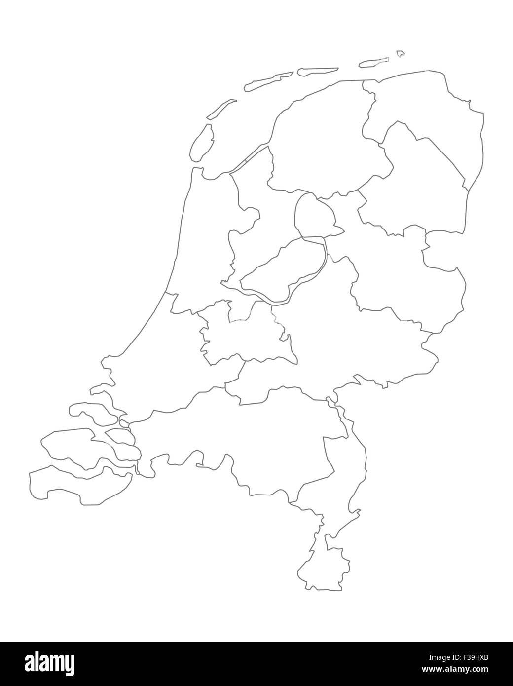Netherlands provinces Cut Out Stock Images & Pictures - Alamy