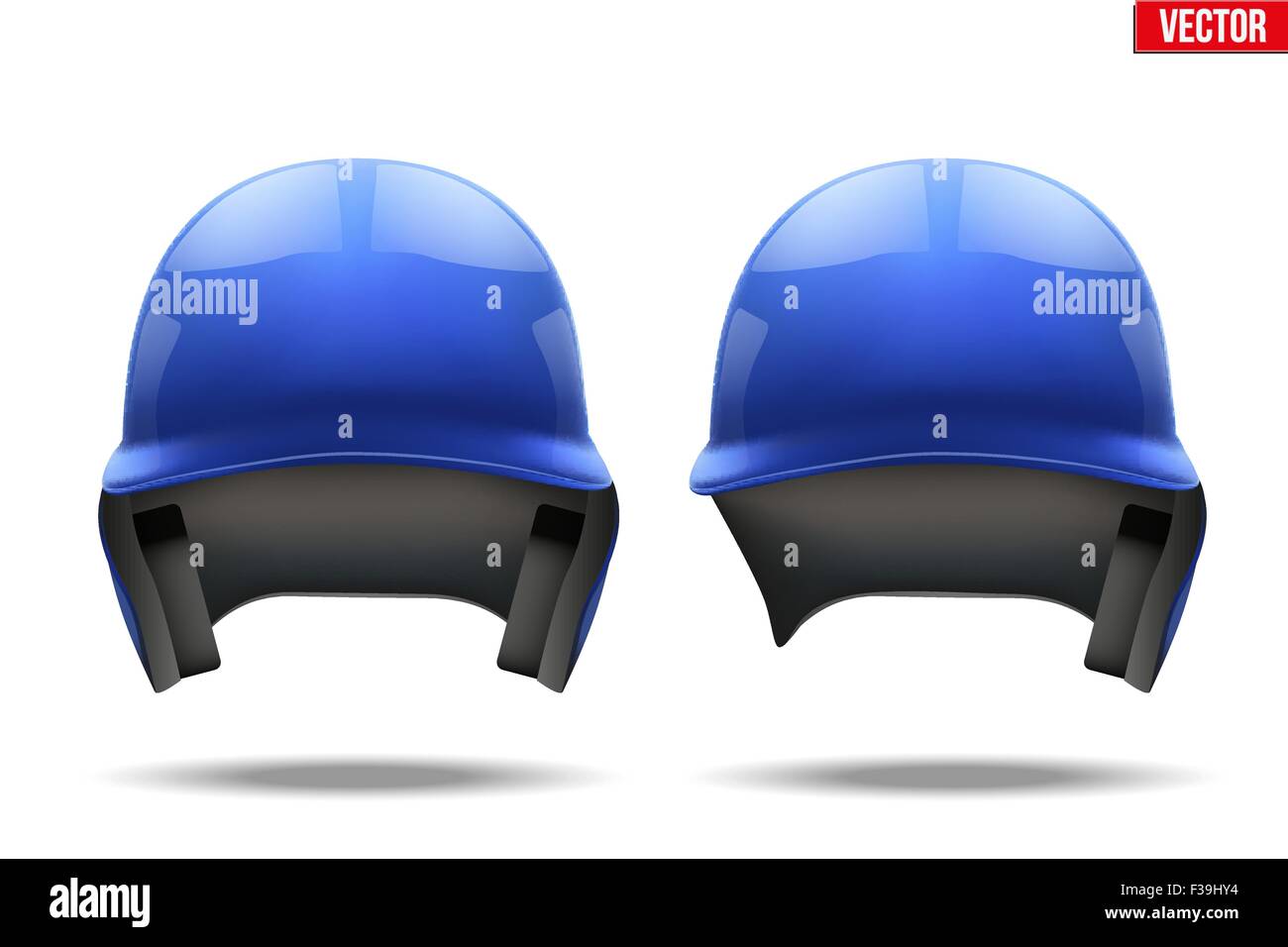 Blue baseball helmet Stock Vector Image & Art - Alamy