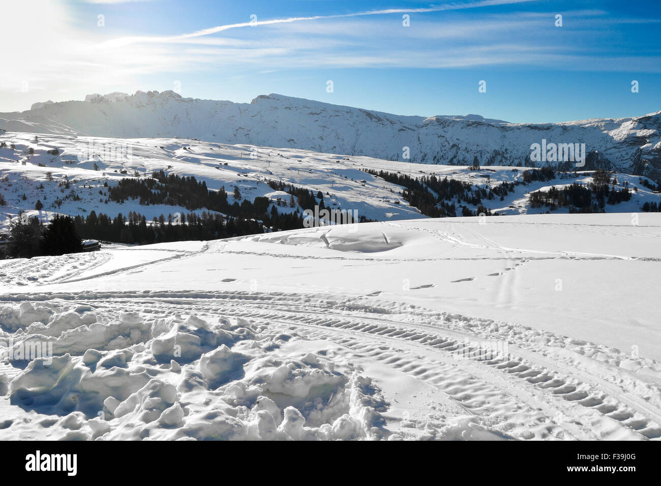 Ski slopes on high hi-res stock photography and images - Alamy