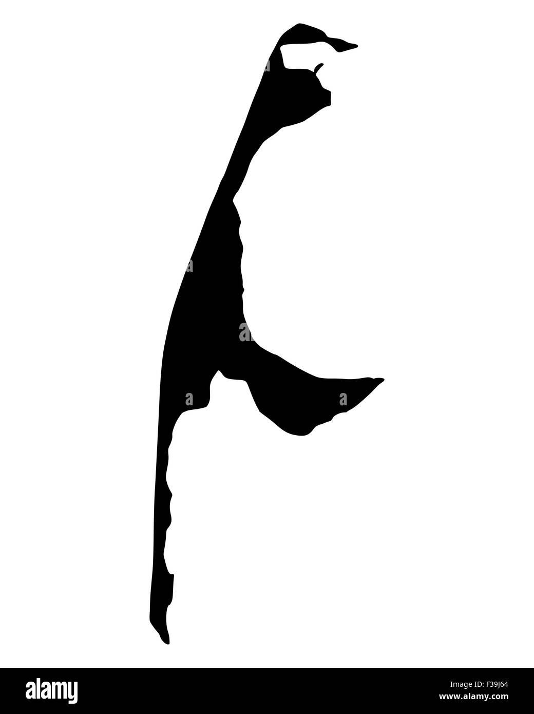 Map of Sylt Stock Photo - Alamy