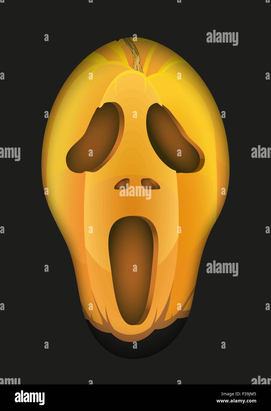 Pumpkins fear face Stock Vector Image & Art - Alamy
