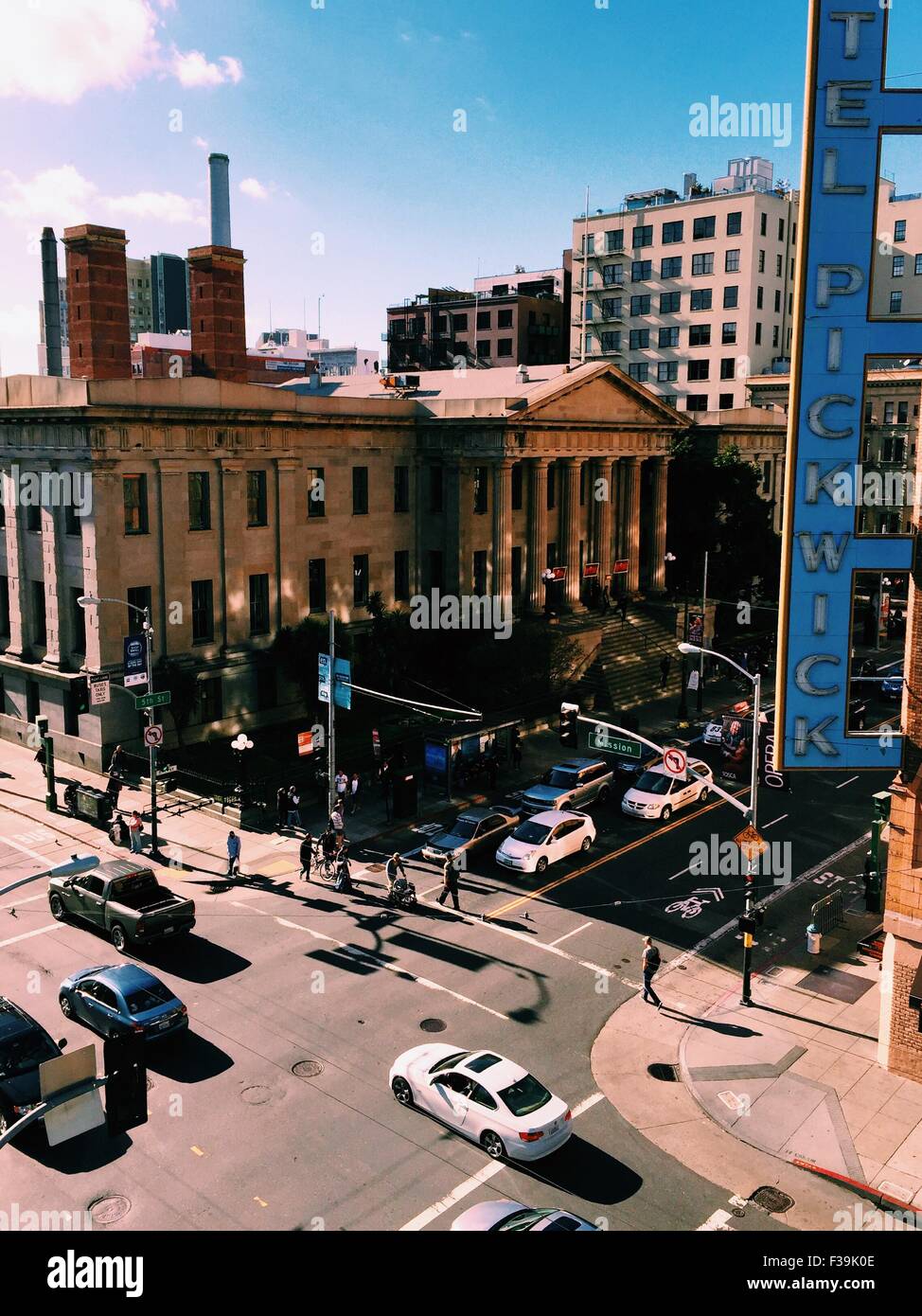 Crosswalk in San Francisco, California, USA Stock Photo - Alamy