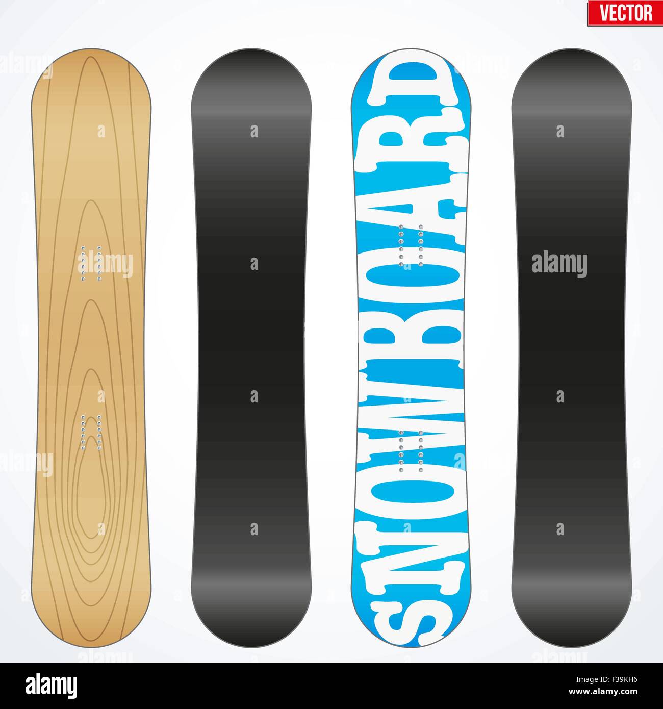 Snowboard sample symbols for design. Vector Stock Vector Image & Art ...