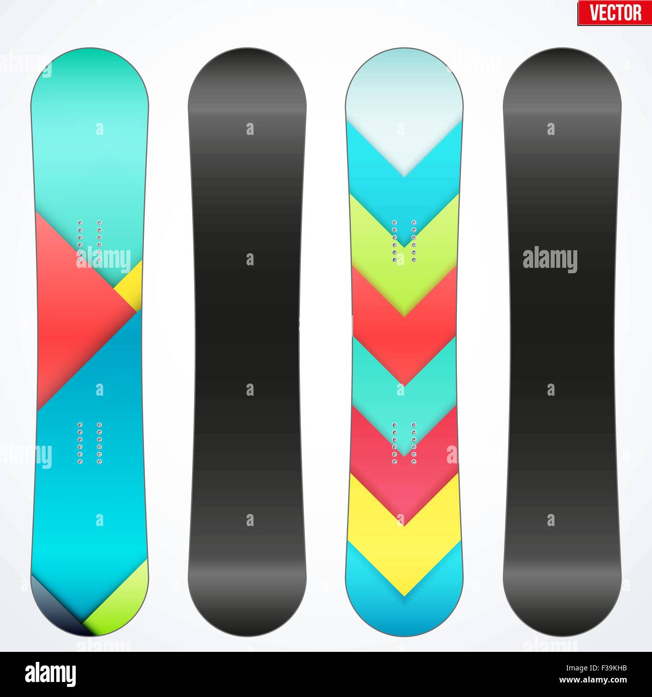 Snowboard sample symbols for design. Vector Stock Vector Image & Art ...