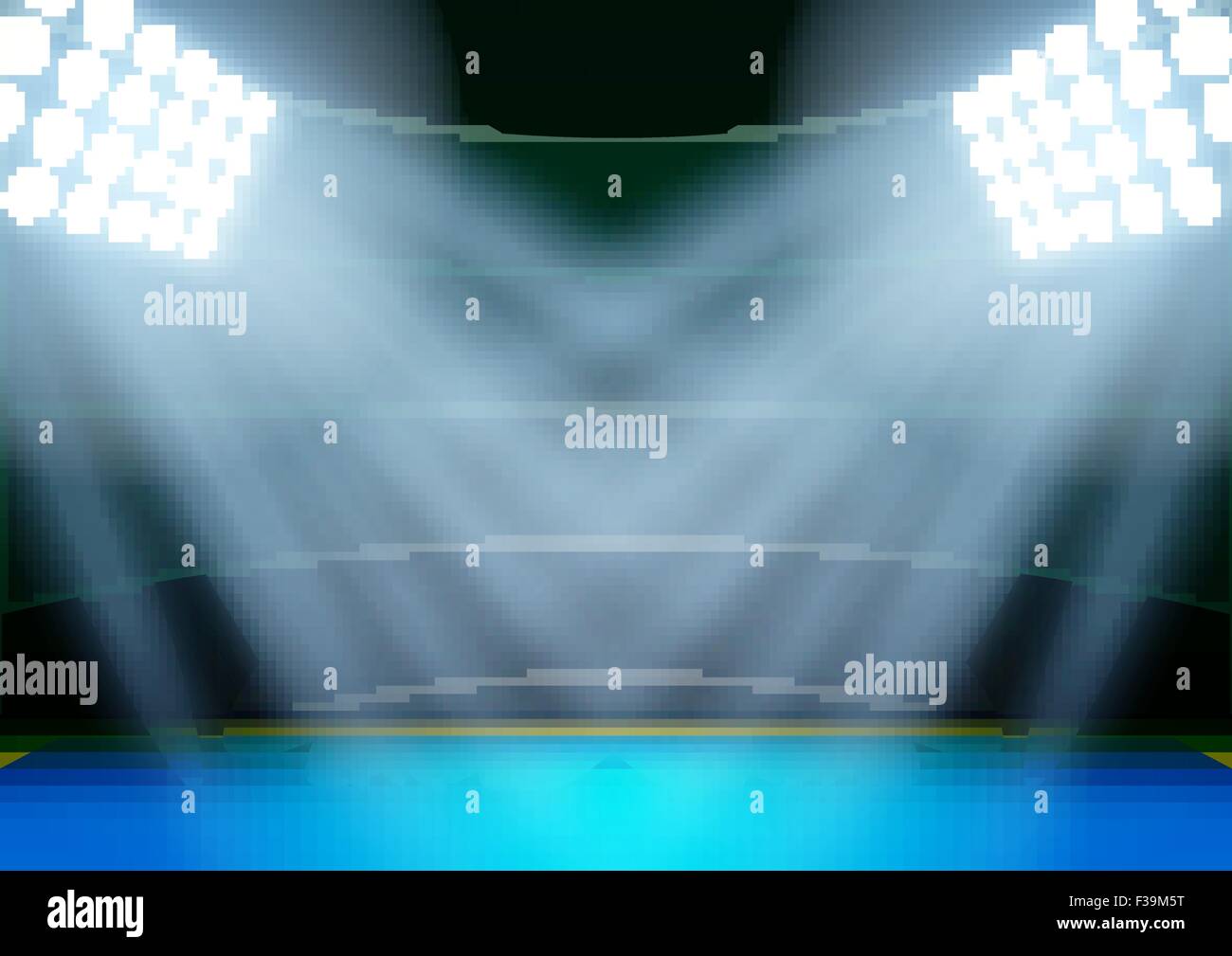 Background for posters night athletics stadium in the spotlight Stock ...