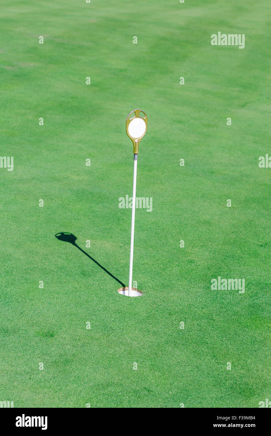Perfect wavy ground with nice green grass on a golf field Stock Photo ...